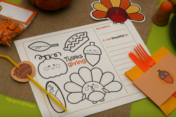 Thanksgiving & Fall Printable Kit | Fun Family Crafts