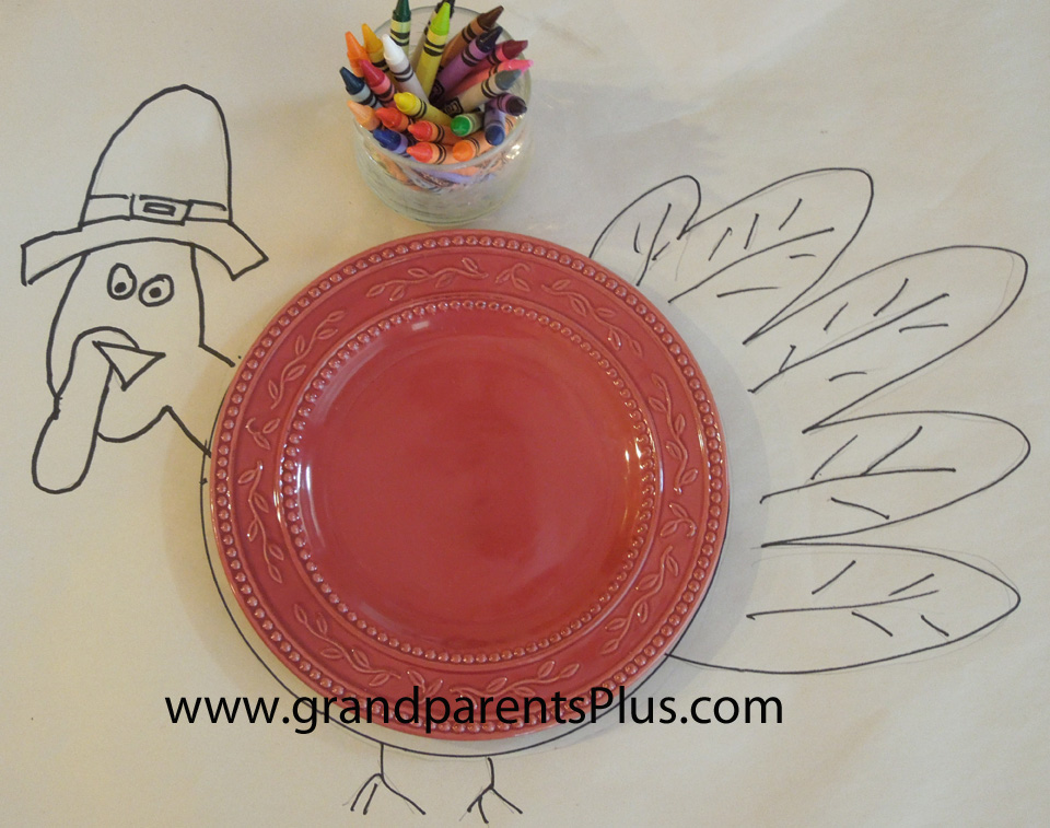 Color Me Turkey Tablecloth | Fun Family Crafts