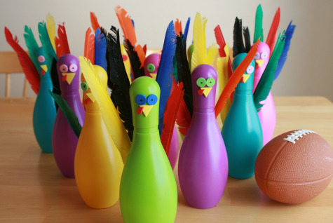 Turkey Bowling for Thanksgiving | Fun Family Crafts
