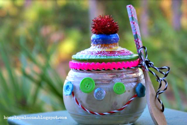 Gingerbread Man Ice Cream Jar | Fun Family Crafts