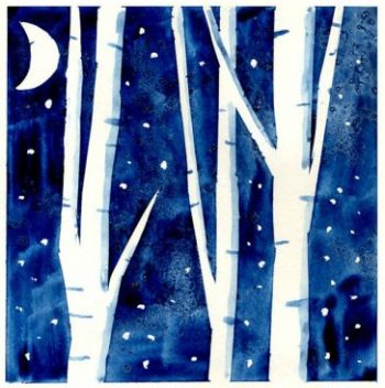Winter Birch Trees | Fun Family Crafts