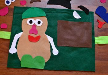 Mr Potato Head Felt Play Mat | Fun Family Crafts