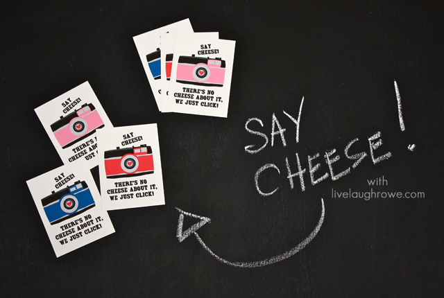 Say Cheese! Printable Valentines | Fun Family Crafts