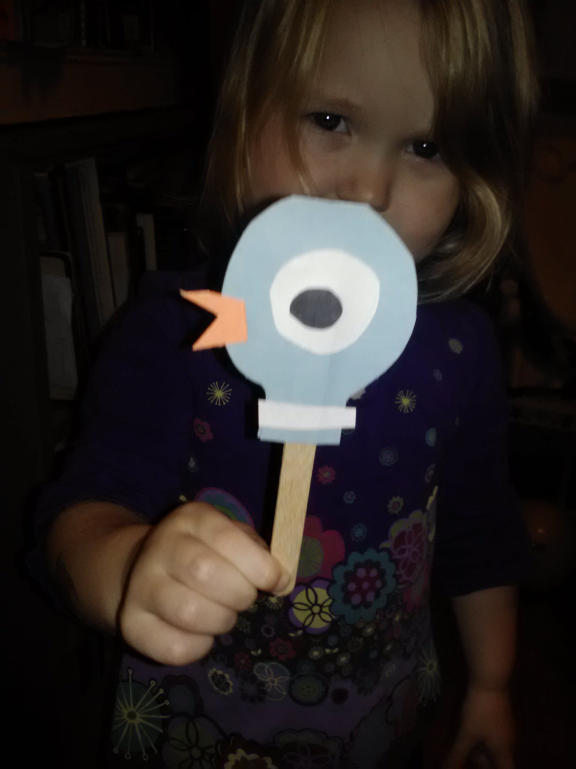 Pigeon Puppet | Fun Family Crafts