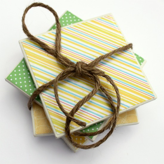 Easy Mod Podge Coasters | Fun Family Crafts