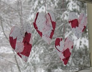 Heart Sun Catchers | Fun Family Crafts