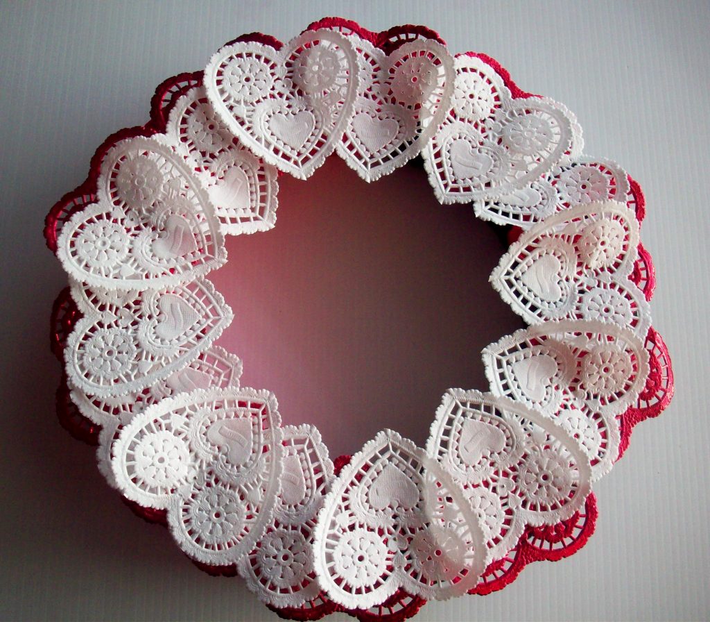 Sweetheart Doily Wreath | Fun Family Crafts