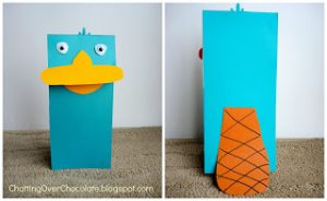 Perry the Platypus Puppet | Fun Family Crafts