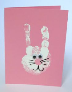 Bunny Handprint Cards | Fun Family Crafts