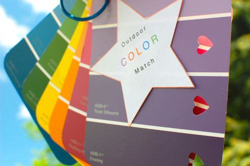 Outdoor Color Match | Fun Family Crafts