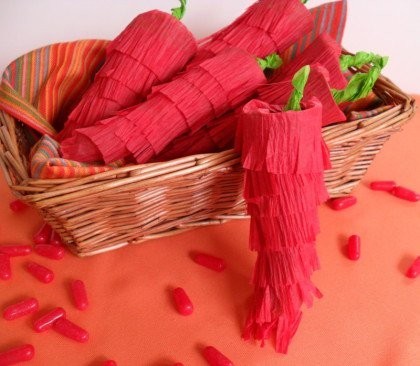Chili Pepper Mini Pinatas | Fun Family Crafts