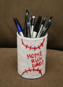 Baseball Pen Holder | Fun Family Crafts