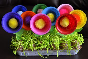 Fruit Cup Flowers | Fun Family Crafts