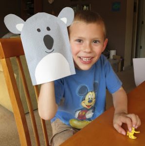Koala Puppets | Fun Family Crafts