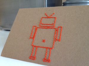 Robot Stitching Template | Fun Family Crafts