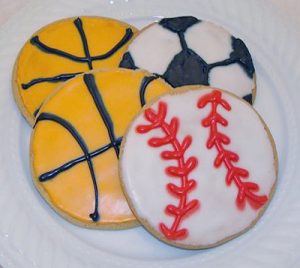 Decorated Sports Cookies | Fun Family Crafts
