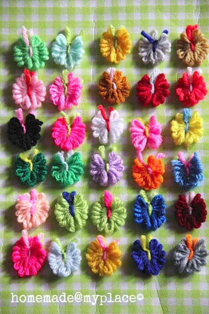 Tiny Yarn Butterflies | Fun Family Crafts