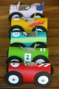 Cardboard Tube Cars | Fun Family Crafts