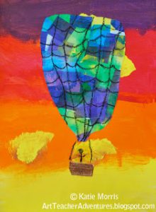 Hot Air Balloon Art | Fun Family Crafts