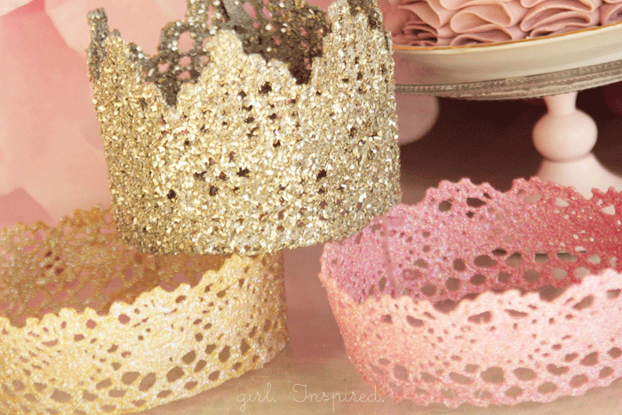 Lace Princess Crowns | Fun Family Crafts