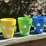 Polka Dot Flowerpots | Fun Family Crafts