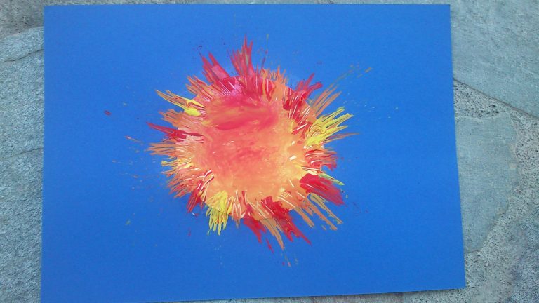 Painted Sun | Fun Family Crafts