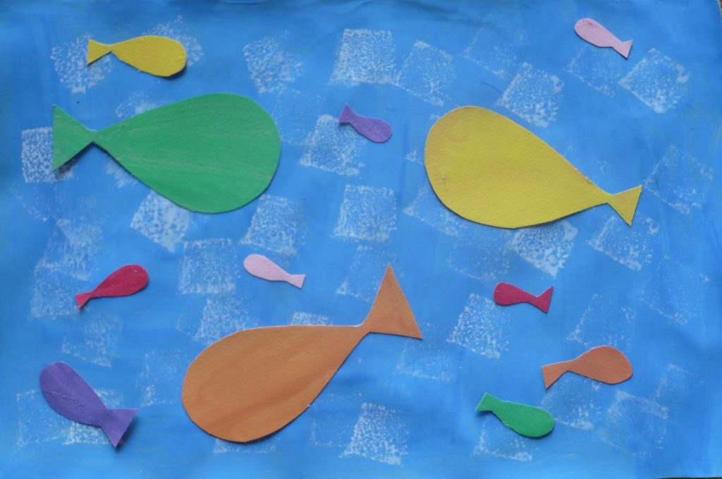 Colorful Fish Collage | Fun Family Crafts