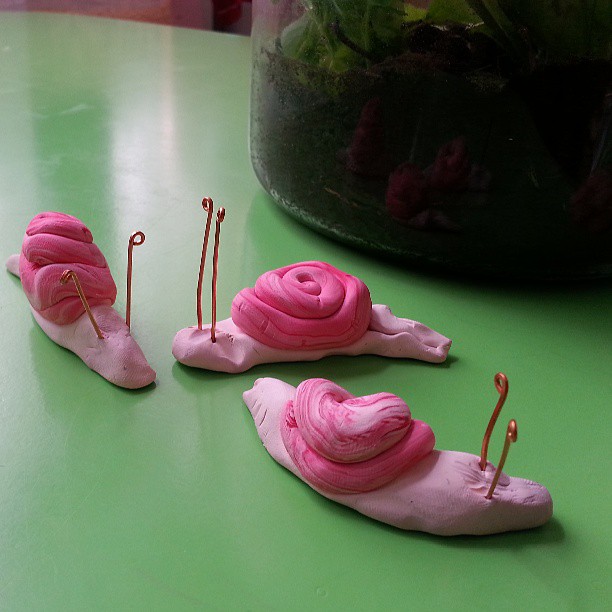 Clay Snails | Fun Family Crafts