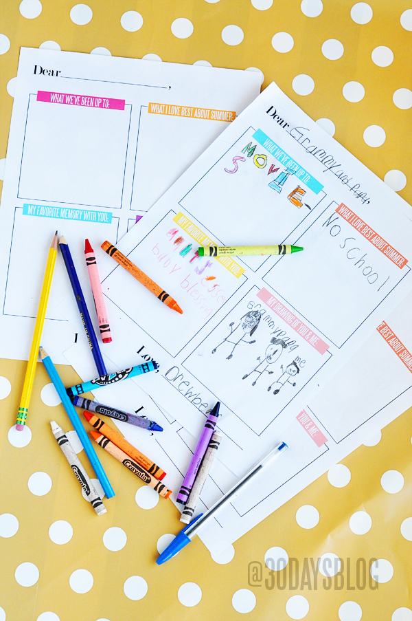 Printable Summer Letters | Fun Family Crafts