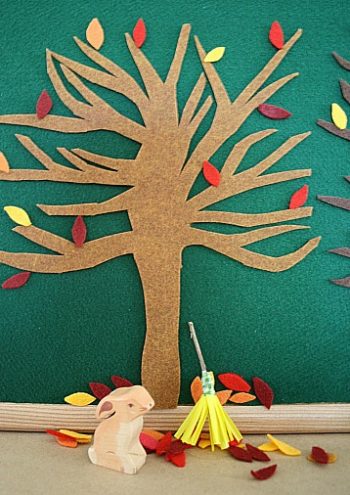 Felt Leaves and Trees | Fun Family Crafts