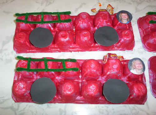 Egg Carton Fire Truck | Fun Family Crafts