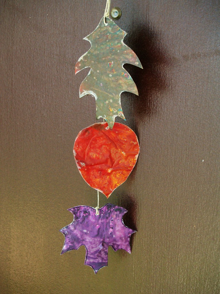 Crayon Leaf Mobile | Fun Family Crafts