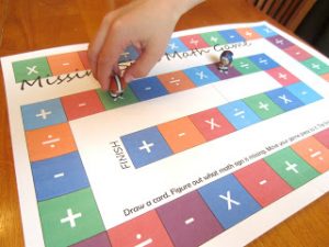 Missing Sign Math Game | Fun Family Crafts