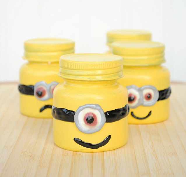 Minion Goodie Jars | Fun Family Crafts