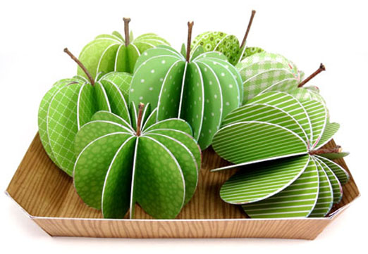 3-D Paper Apples | Fun Family Crafts