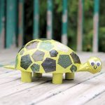 Paper Mache Patchwork Turtle | Fun Family Crafts