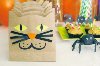Cat Trick or Treat Bags | Fun Family Crafts