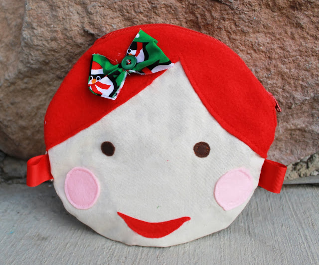 Doll Face Circle Pouch | Fun Family Crafts