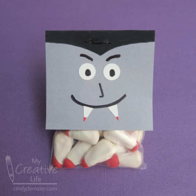 Vampire Fang Treat Bags | Fun Family Crafts