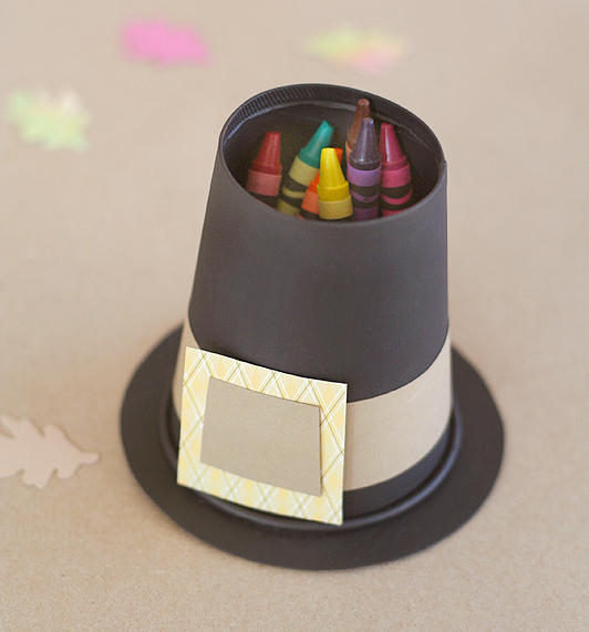 Pilgrim Hat Crayon Holder Fun Family Crafts Pilgrim Hat Crayon Holder Fun Family Crafts