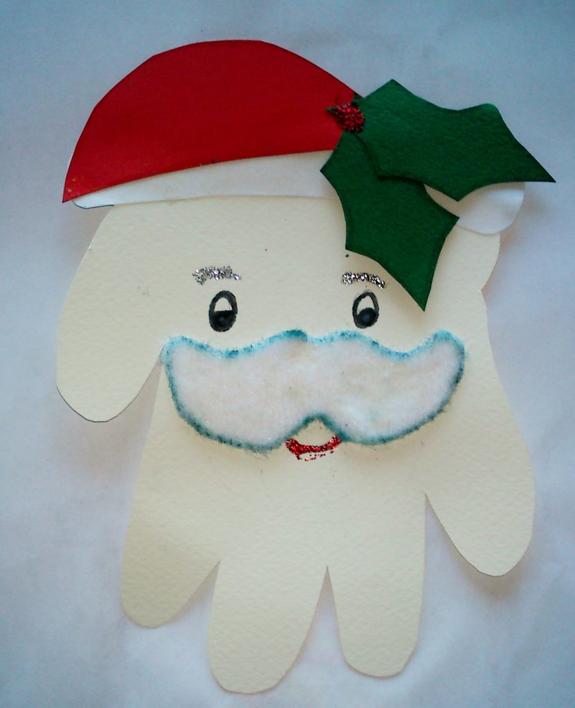 Handprint Santa Claus | Fun Family Crafts