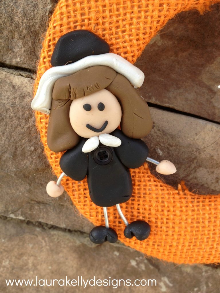 Clay Pilgrim GIrl | Fun Family Crafts