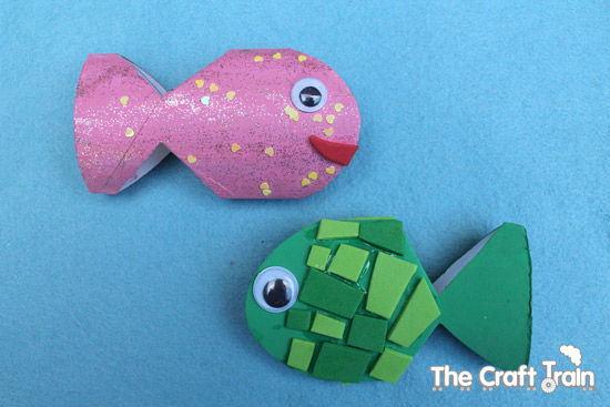 Cardboard Tube Fish | Fun Family Crafts