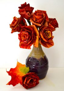 Autumn Leaf Roses | Fun Family Crafts