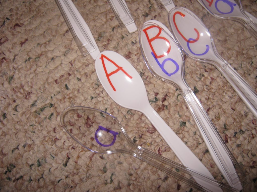 AaBbCc Spoons | Fun Family Crafts