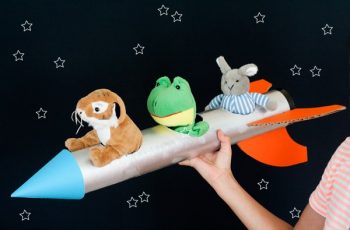 Cardboard Rocket | Fun Family Crafts