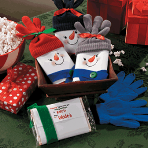 Snowman Popcorn Gift | Fun Family Crafts