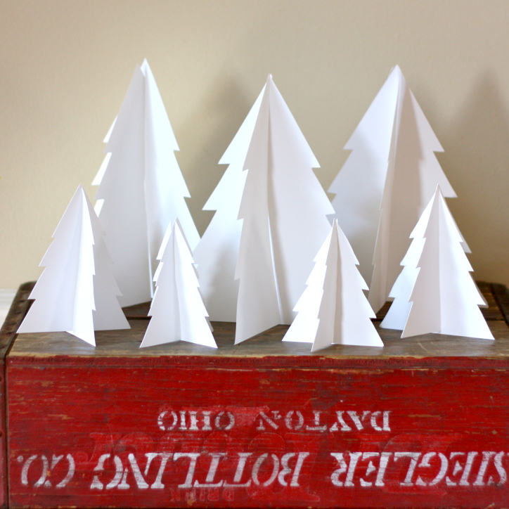 3d Paper Trees | Fun Family Crafts