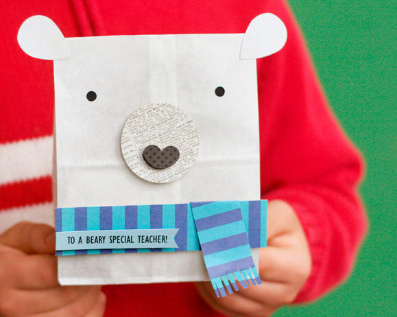Polar Bear Gift Bag | Fun Family Crafts