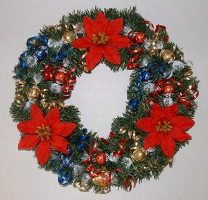 Christmas Candy Wreath | Fun Family Crafts